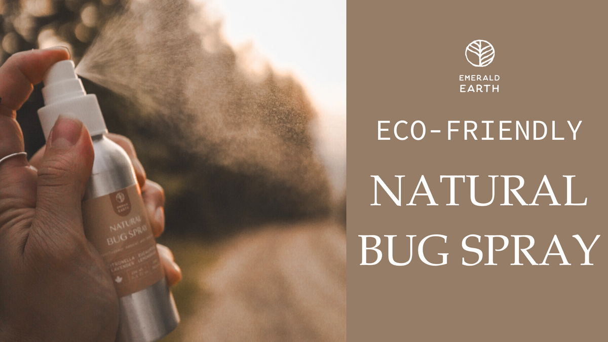 Stay bug-free outdoors with Emerald Earth Natural Bug Spray. Chemical ...