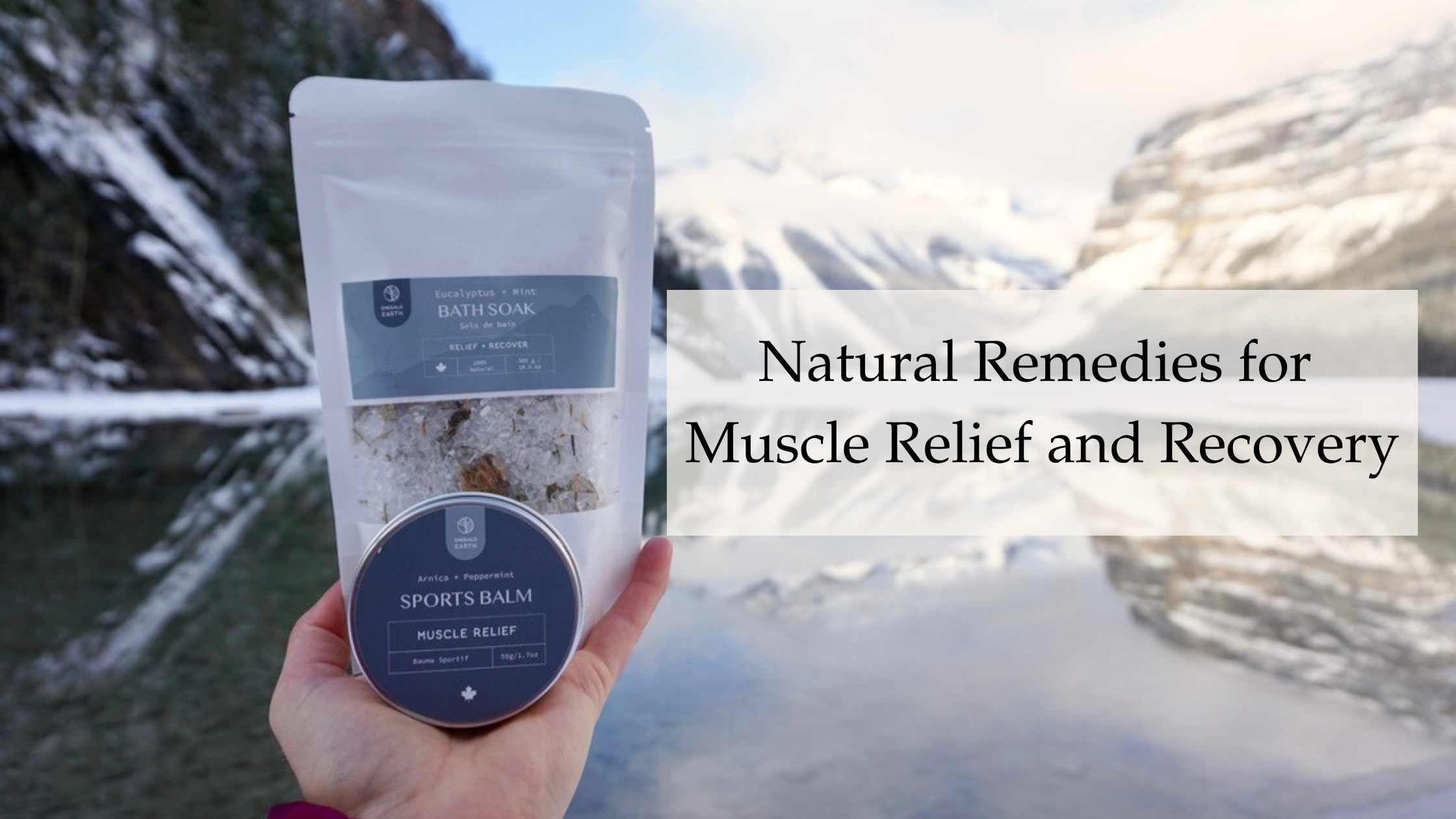 Natural Remedies for Muscle Relief and Recovery – Emerald Earth Organic Spa