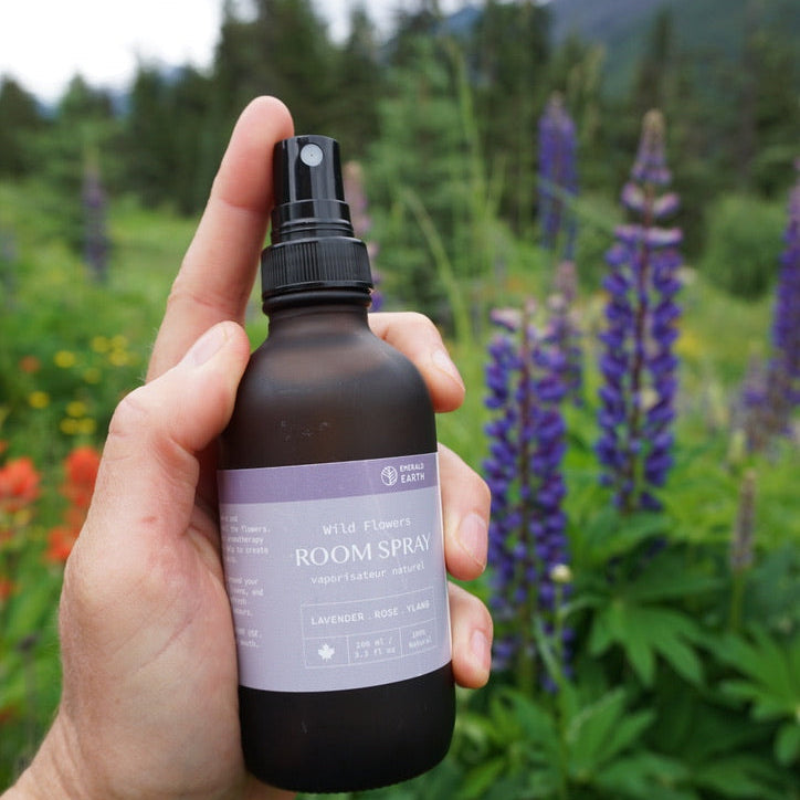 Aromatherapy Room Spray: Wild Flowers – Emerald Earth Organic Spa