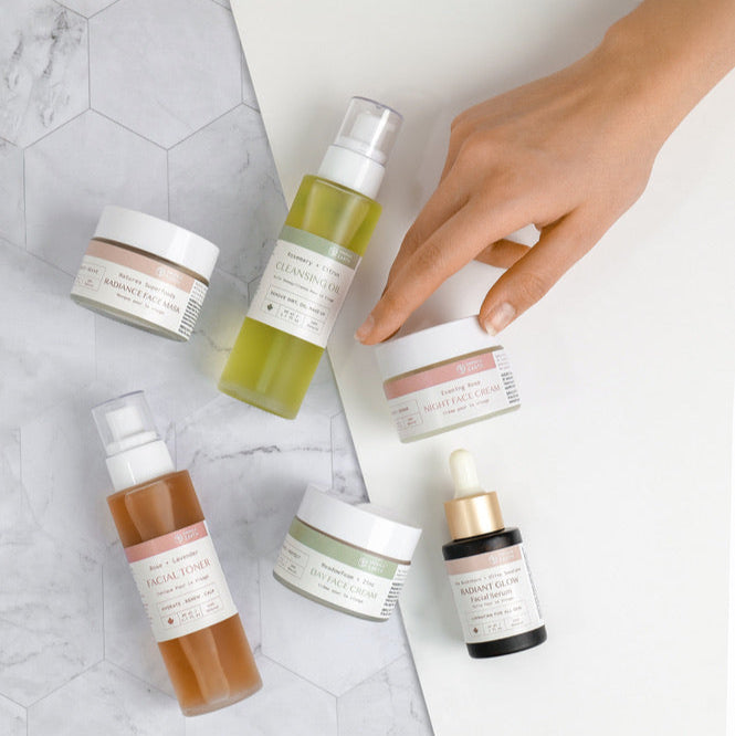 Organic Facial Care : Radiance Collection – Emerald Earth Organic Spa