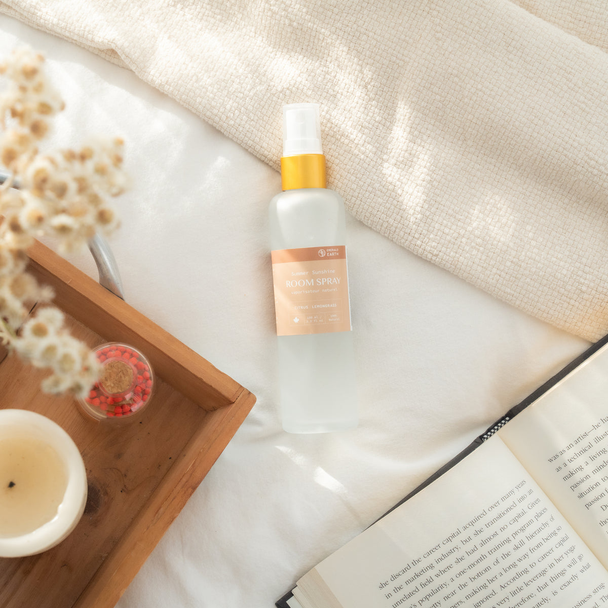 Aromatherapy Room Spray: Summer Sunshine – Emerald Earth Organic Spa